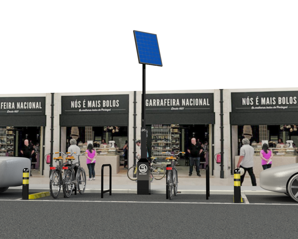 E-Bike Solar Charging Station | Bicycle Charging | Head-Wind
